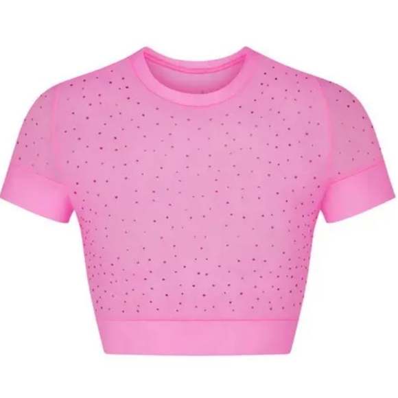 SKIMS | Tops | Skims Rhinestone Cover Up T Shirt Sz 4x | Poshmark